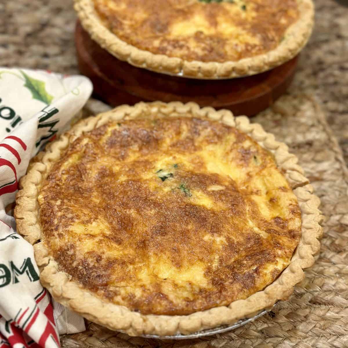 Best Spinach and Bacon Quiche - Dinner in 321
