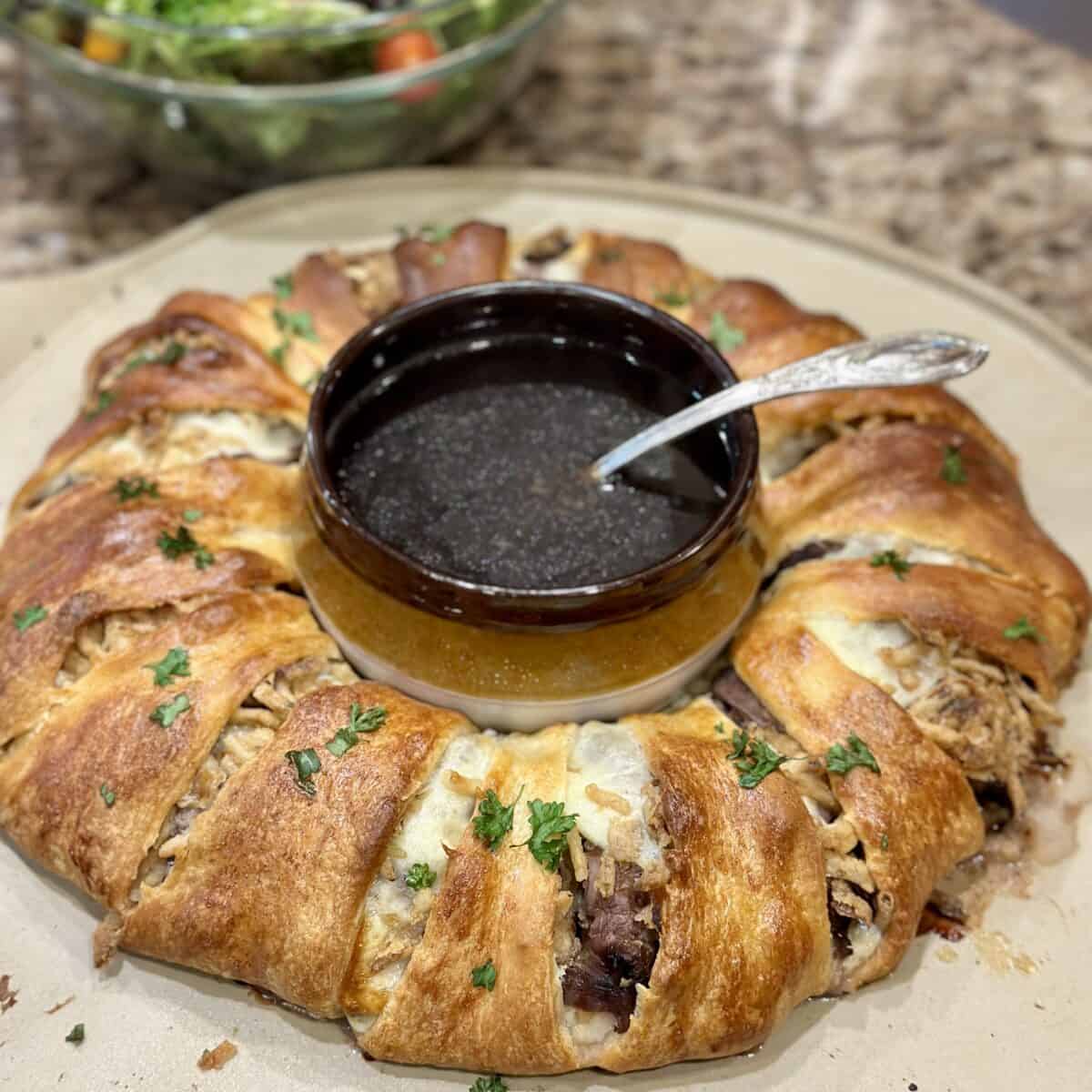 French Dip Crescent Ring - Dinner in 321