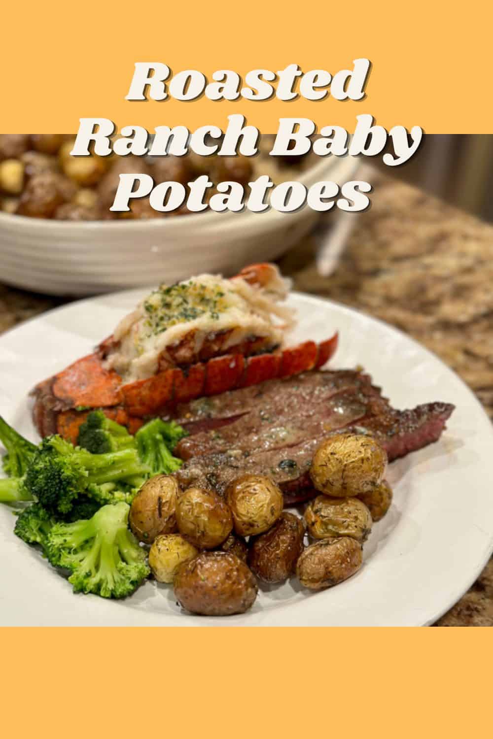 Roasted Ranch Baby Potatoes - Dinner in 321