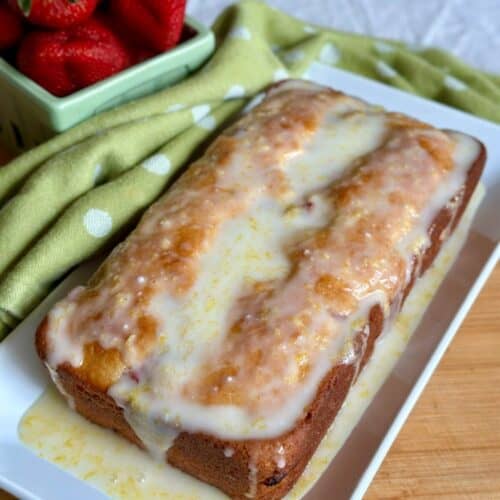 Strawberry Lemon Pound Cake - Dinner in 321